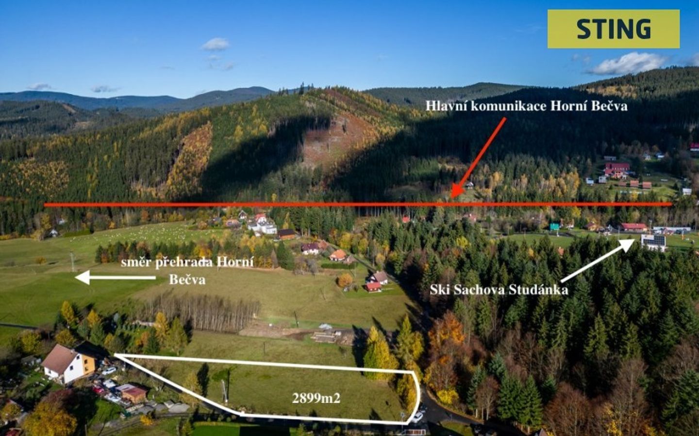 Prodej pozemek pro bydlení - Horní Bečva, 2 899 m² | Realingo